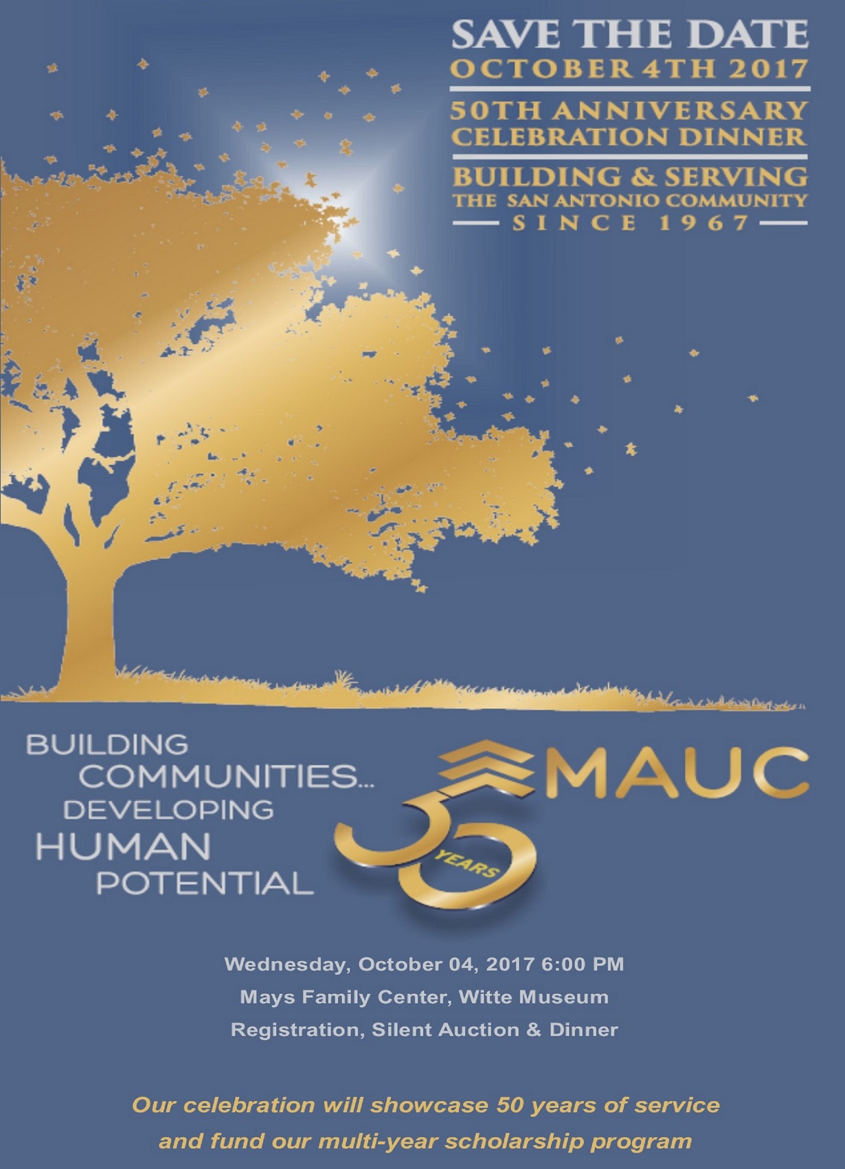 50th Anniversary Celebration Registration – MAUC